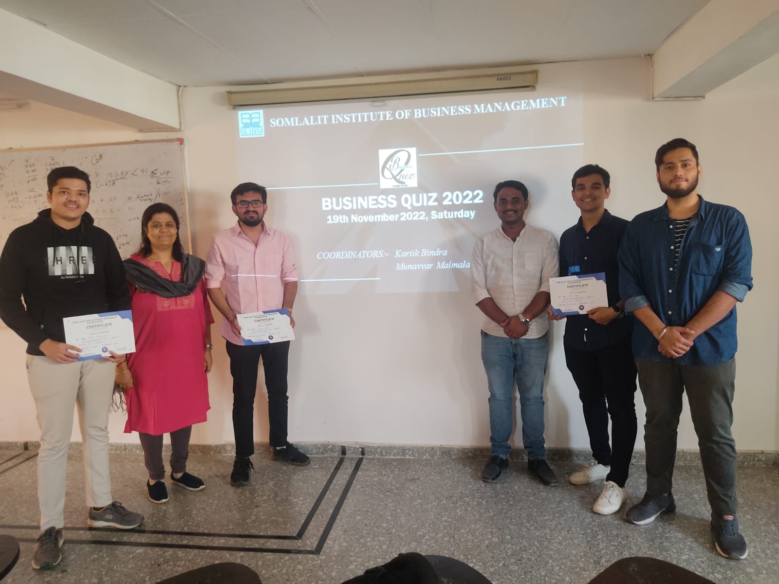 Business Quiz Competition - 2022 - Som Lalit Institute of Business ...