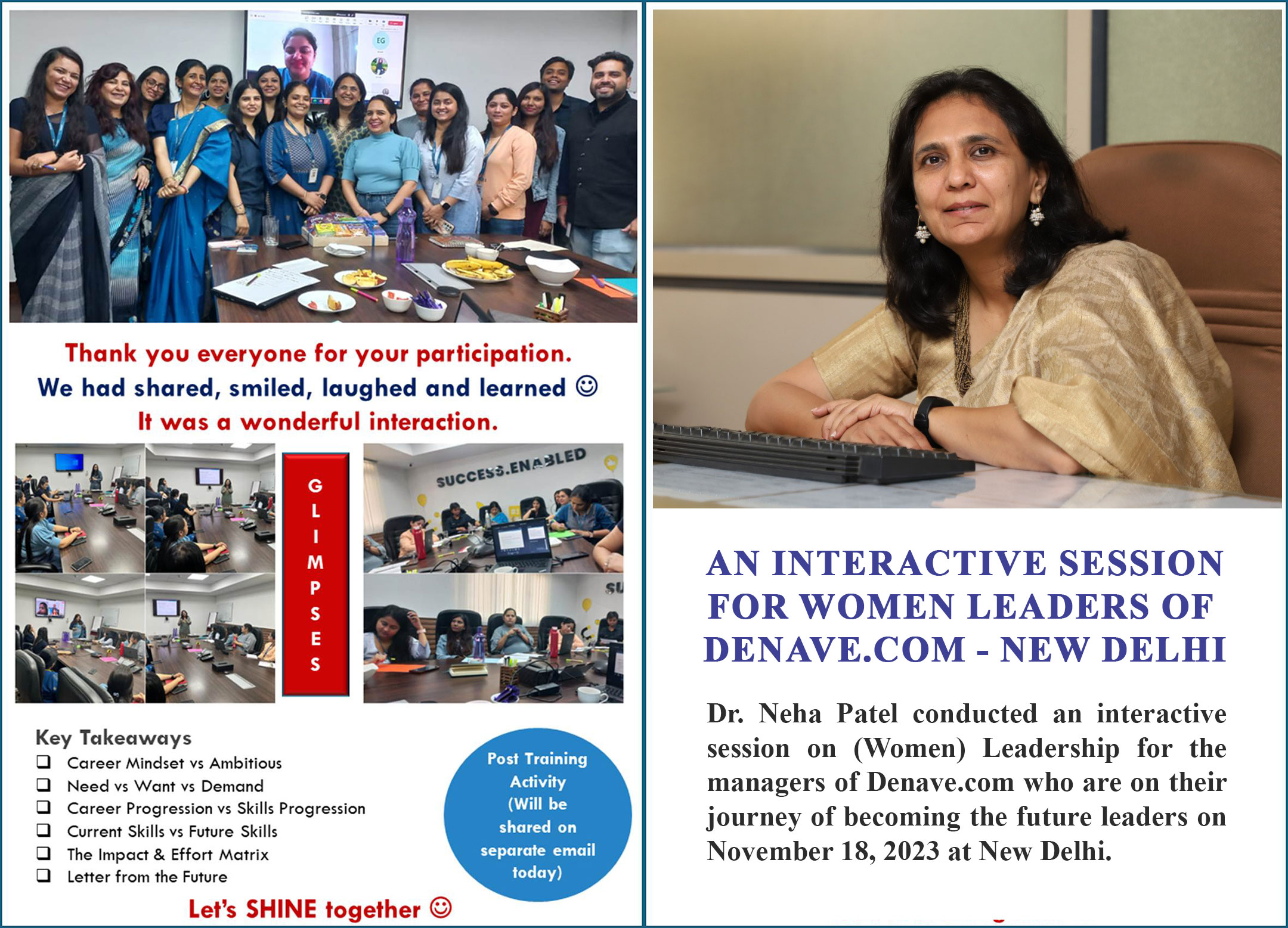 Interactive Session for Women Leaders - Som Lalit Institute of Business ...