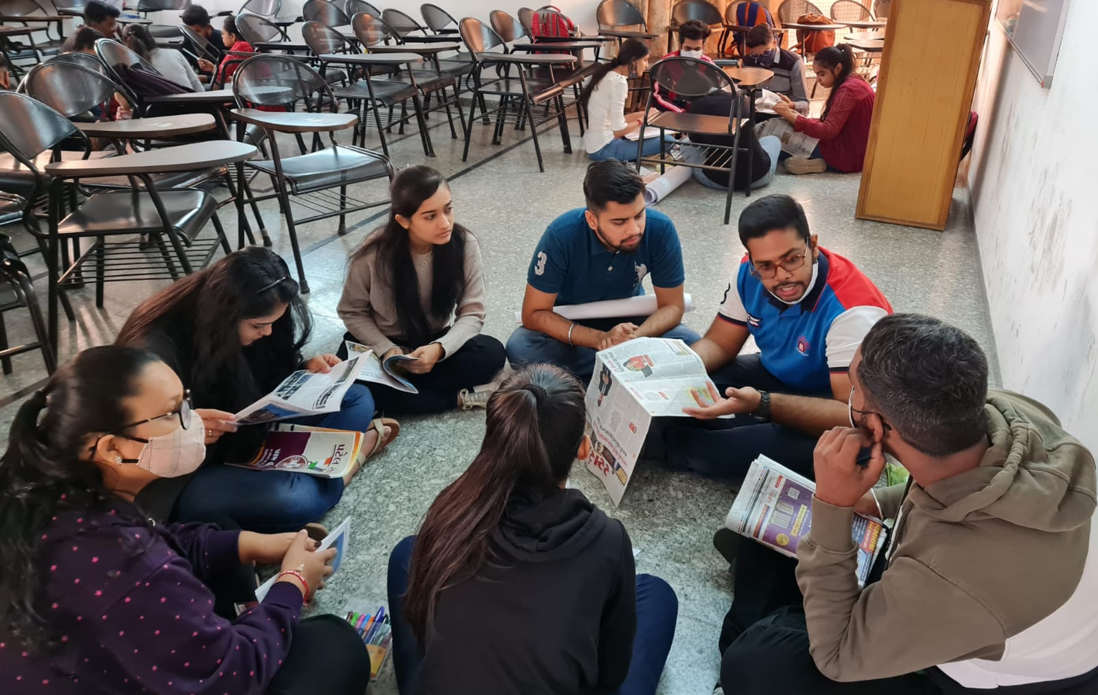 Inter-Class Collage Making Competition