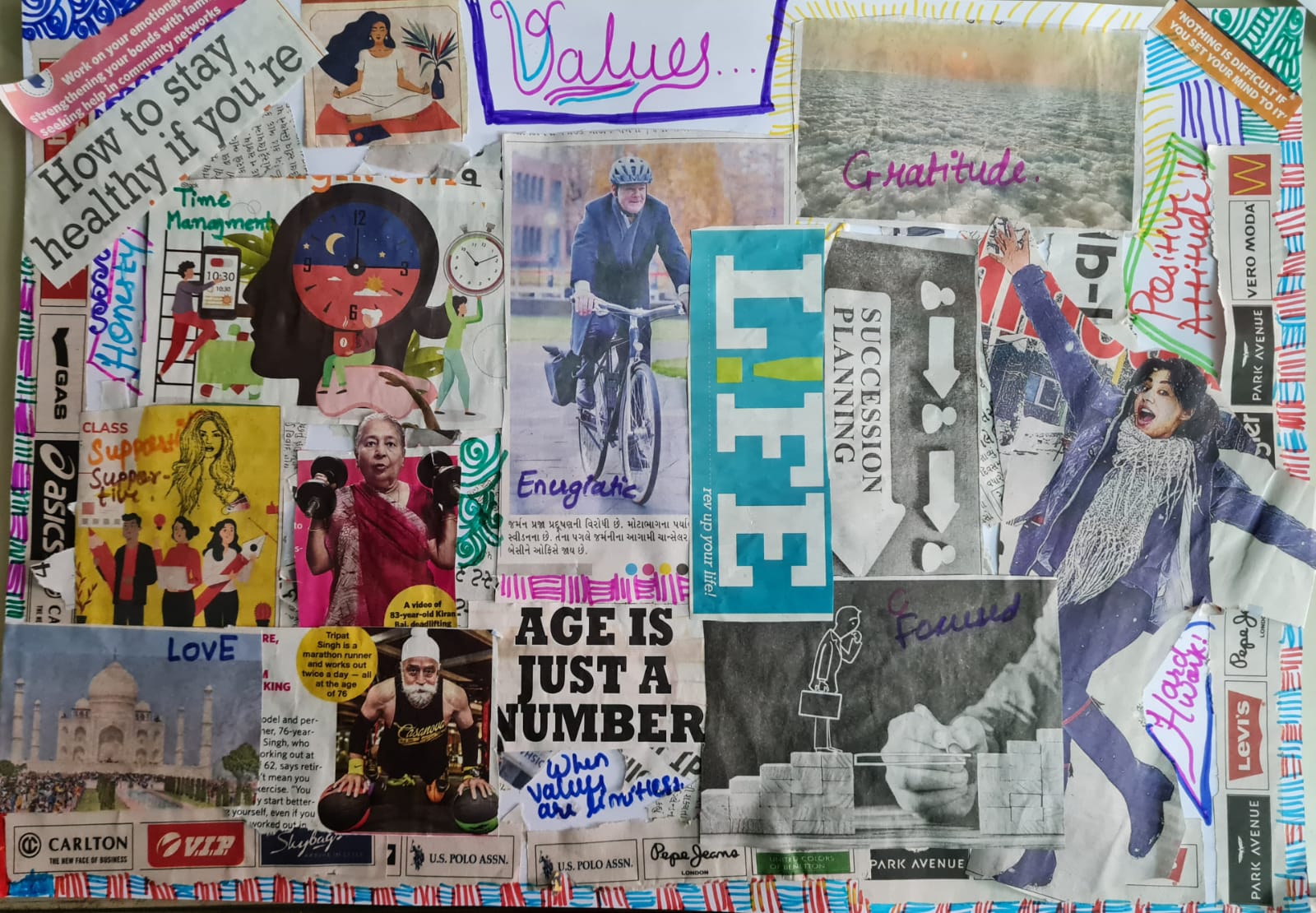 Inter-Class Collage Making Competition